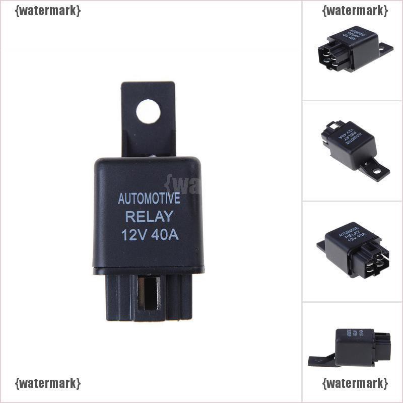 Warmheart New 12V 40A Car Automotive Relay 4 Pins SPST Alarm Relay with ...