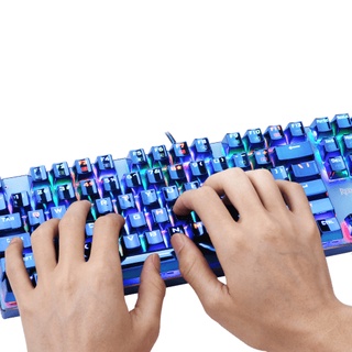 REDRAGON K566-RGB MECHANICAL GAMING KEYBOARD METALLIC BLUE COATING ...