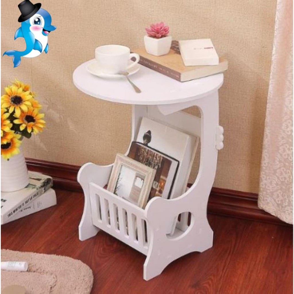 Mr. Dolphin #Bedroom Mini Bedside Small Round Table Simple Living Room ...