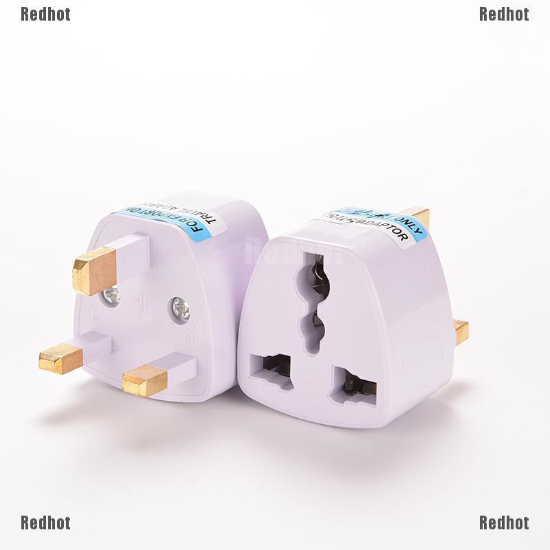 Redhot US EU AU To UK United Kingdom Wall Plug Travel Adapter Adaptor ...