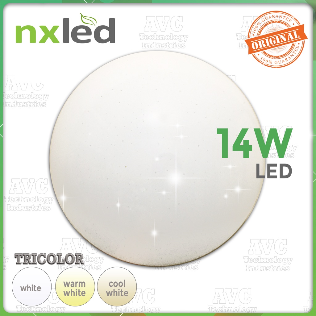 NXLED LED Ceiling 3 Colors in One Lamp ANX-TSM14W ANX-TSM8W | Shopee ...