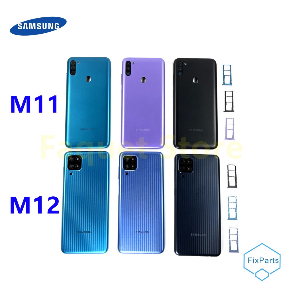SAMSUNG Galaxy M11 M115 M12 M127 Phone Case Housing Frame Battery Back ...