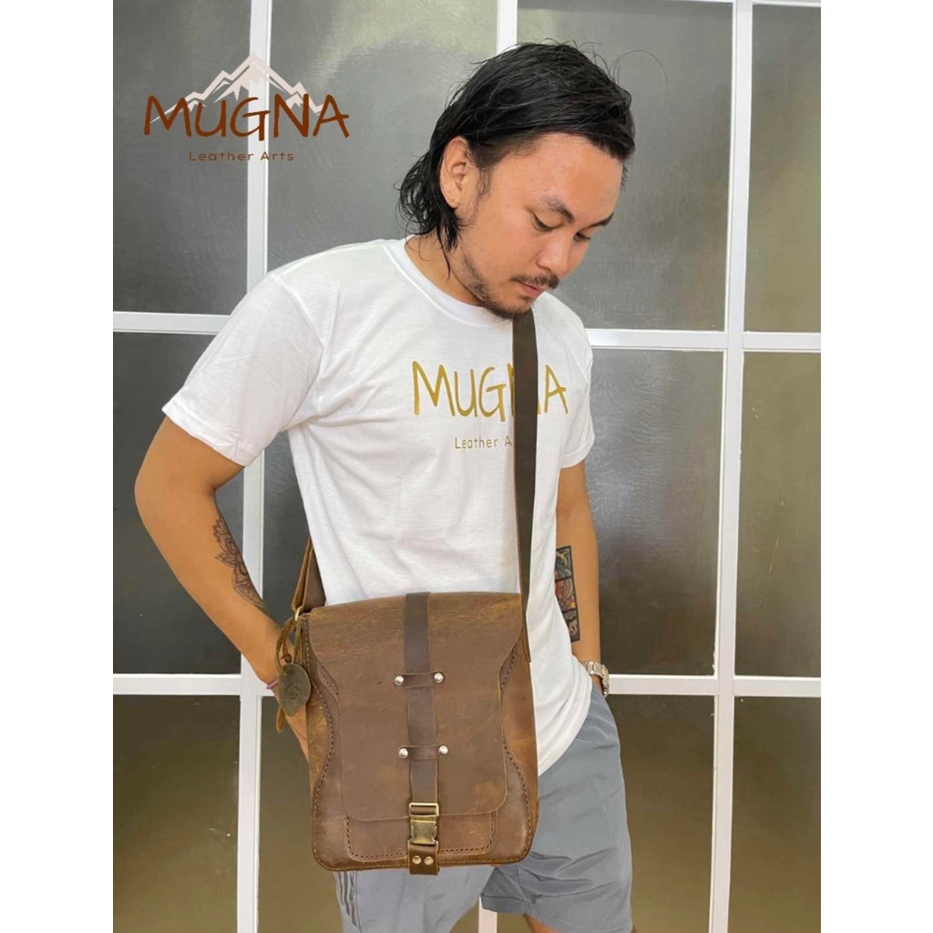 Cris Sling bag Mugna Leather Arts | Shopee Philippines
