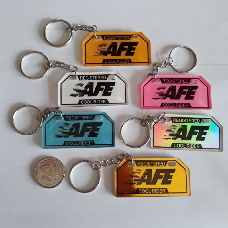 MINI PLATE ACRYLIC KEYCHAIN in SAFE DESIGNS | Shopee Philippines