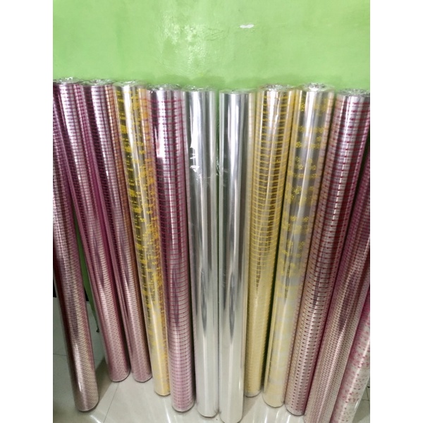 FLORAL/CELLO WRAP PRINTED/PLAIN (27.5 METERS LONG) (70CM TALL) | Shopee ...