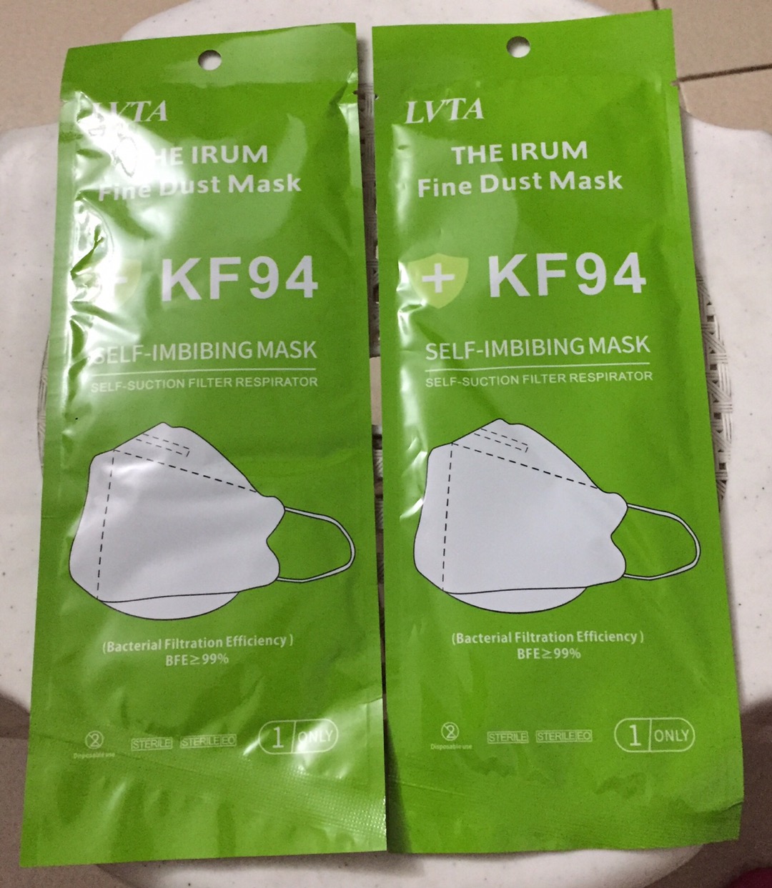 Mask KF94 Face Mask 4 Layer Non-woven Protection Filter 3D Anti Viral ...
