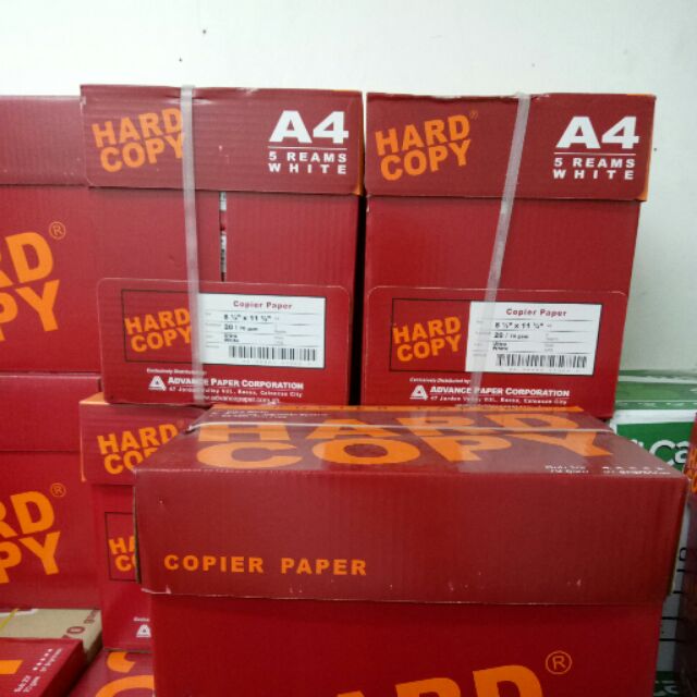 Hard Copy copier paper | Shopee Philippines