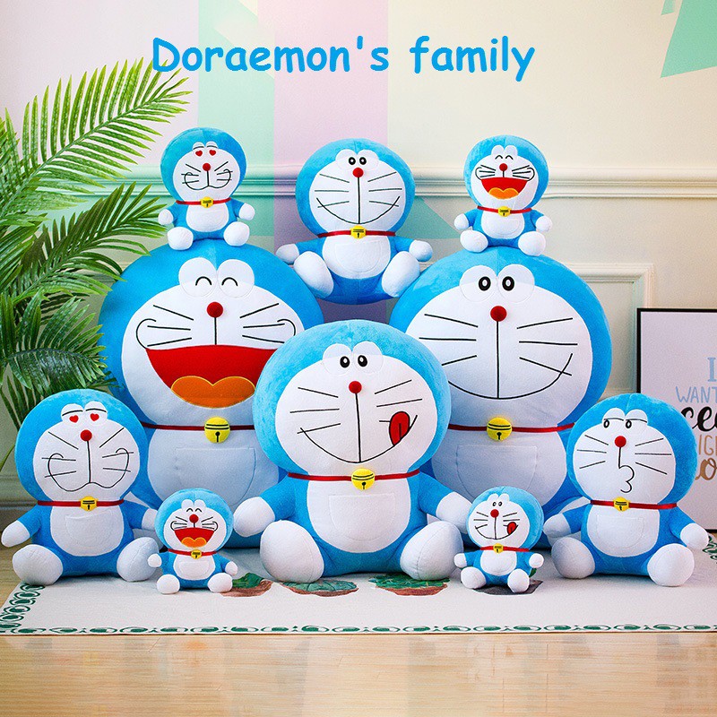 Cute Doraemon Family Stuffed Toy Plush Toys Big for Girl as Birthday ...