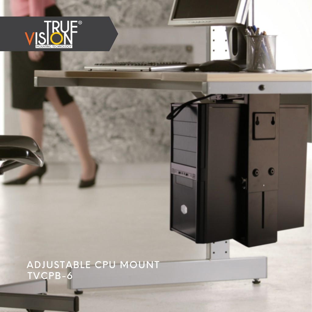 True Vision Adjustable CPU Bracket for Under Desk/Wall TV-CPB6 | Shopee ...