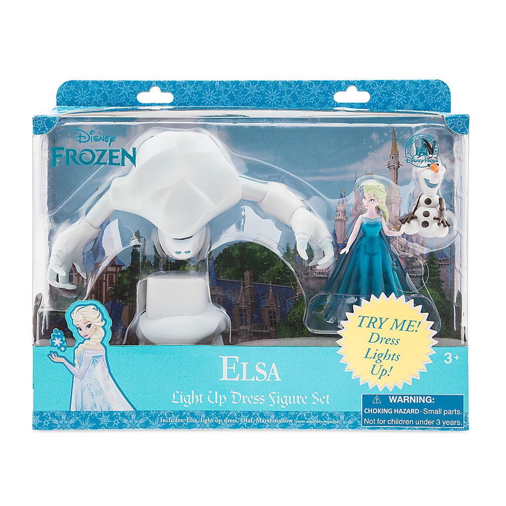 Disney Elsa Light-Up Dress Figure Play Set | Shopee Philippines