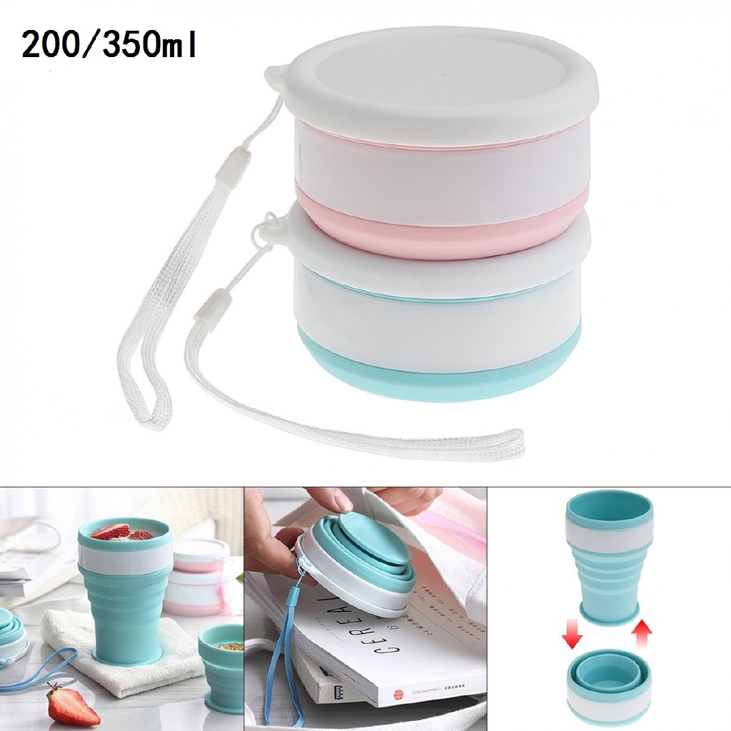 Folding Silicone Cup Coffee Mugs Travel Collapsible Silicone Cups ... Folding Silicone Cup Coffee Mugs Travel Collapsible Silicone Cups ...