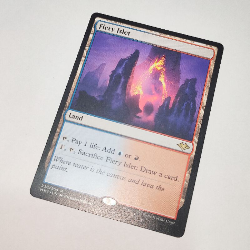 MTG Card FIERY ISLET Magic the Gathering Trading Card Game Land ...