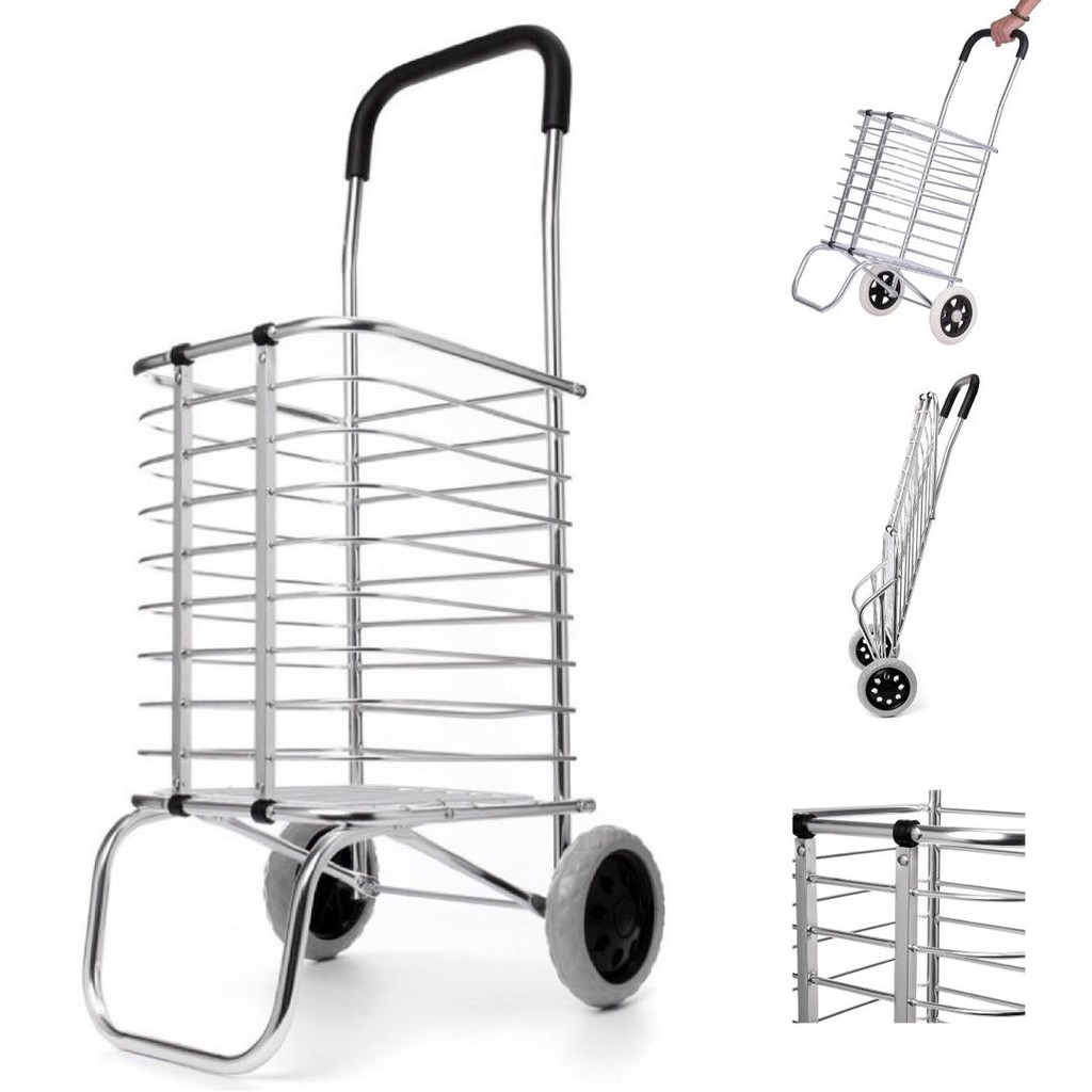 Aluminum alloy Shopping Cart Trolley | Shopee Philippines