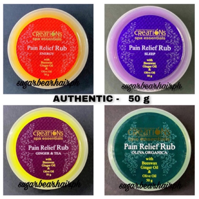 [Creations Spa Essentials] Pain Relief Rub AUTHENTIC | Shopee Philippines