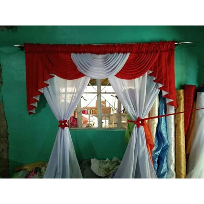 curtain 3loops geena | Shopee Philippines