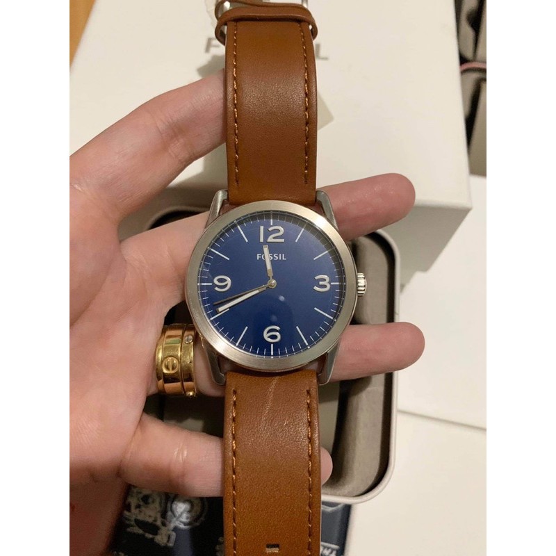 Fossil Ledger Three-Hand Brown Leather Watch BQ2304 | atelier-yuwa.ciao.jp