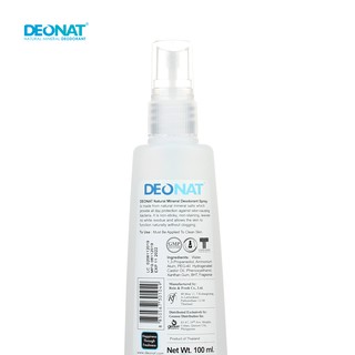 Deonat Natural Deodorant Spray 100mL | Shopee Philippines