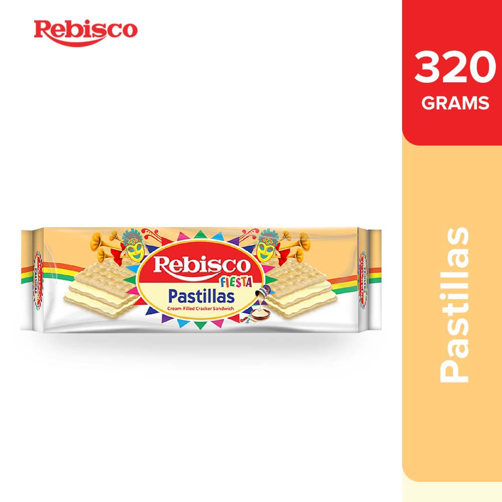 Rebisco Fiesta Pastillas Sandwich 32G X 10Pcs | Shopee Philippines