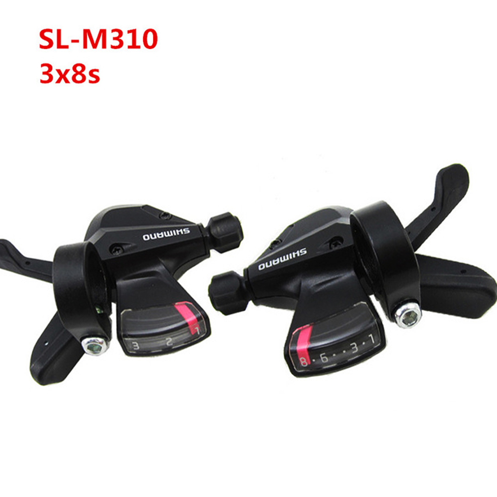 SL-M310 3x8 Speed Shimano MTB Mountain Bike Bicycle Thumb Gear Shifter Trigger Lever Black Altus ...