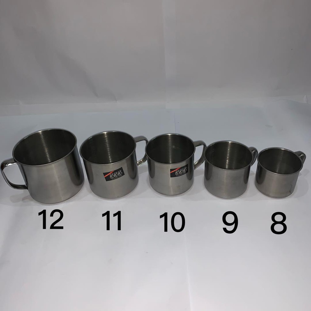Stainless Steel Cups and Cups with cover 12pcs per order BEST QUALITY ...
