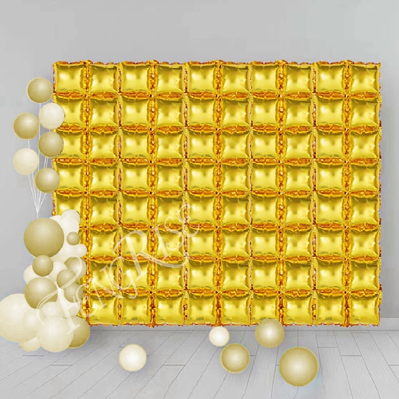 Aluminum film balloon background aluminum foil balloon backdrop party ...