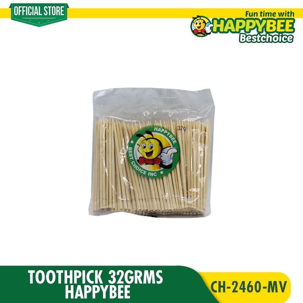 TOOTHPICK 32GRMS HAPPYBEE | Shopee Philippines