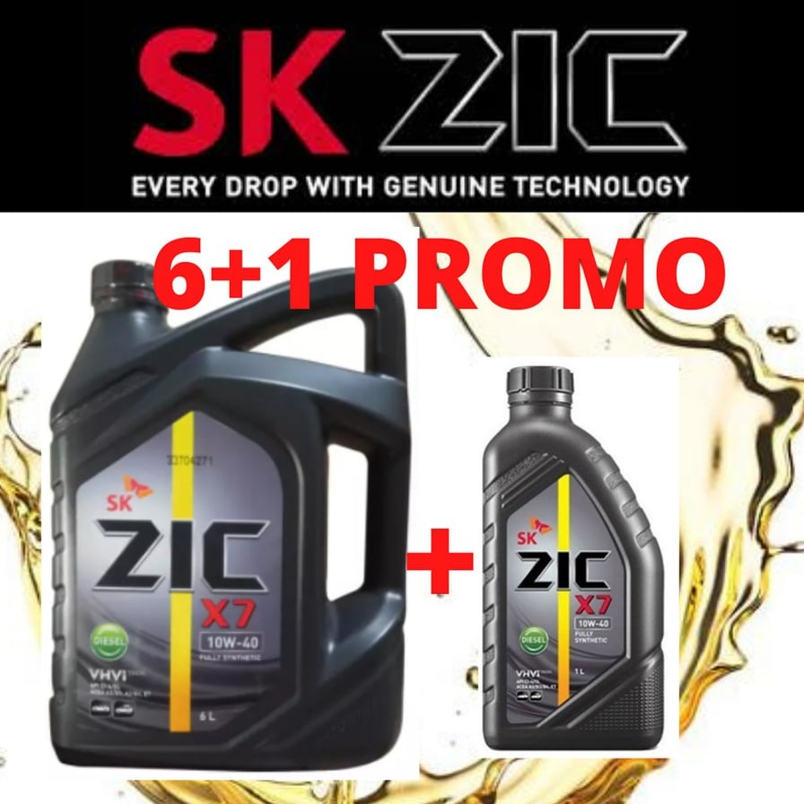 SK ZIC X7 10W-40 DIESEL FULLY SYNTHETIC 7 Liters | Shopee Philippines