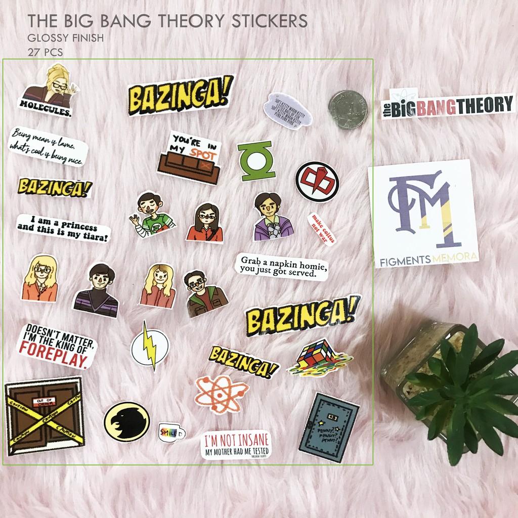 FM | The Big Bang Theory Sticker Set | Shopee Philippines