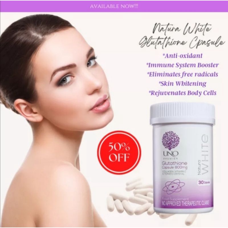 UNO 100% LEGIT GLUTATHIONE CAPSULES UNO PRODUCTS 800MG ORIGINAL ...