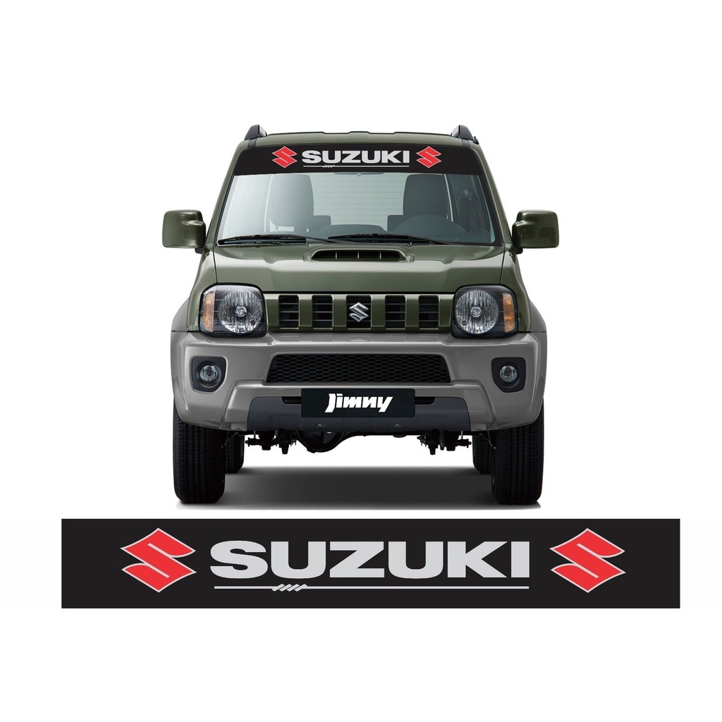 Suzuki Jimny 4x4 windscreen sun visor strip decals stickers SZ3 SZ4 ...