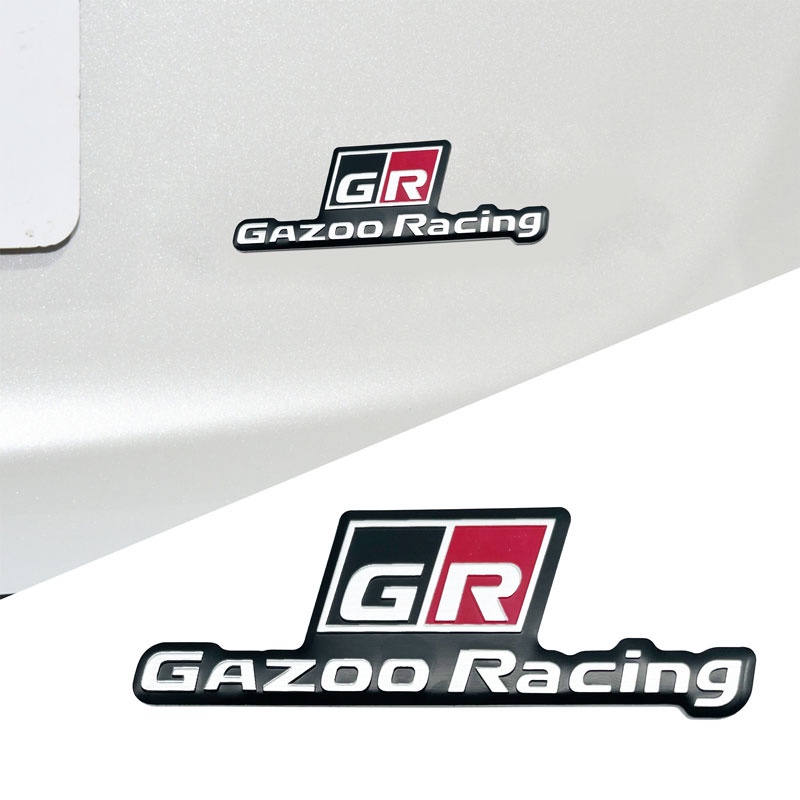 3D Aluminum Auto GR Sport GAZOO RACING Emblem Decoration Sticker for ...