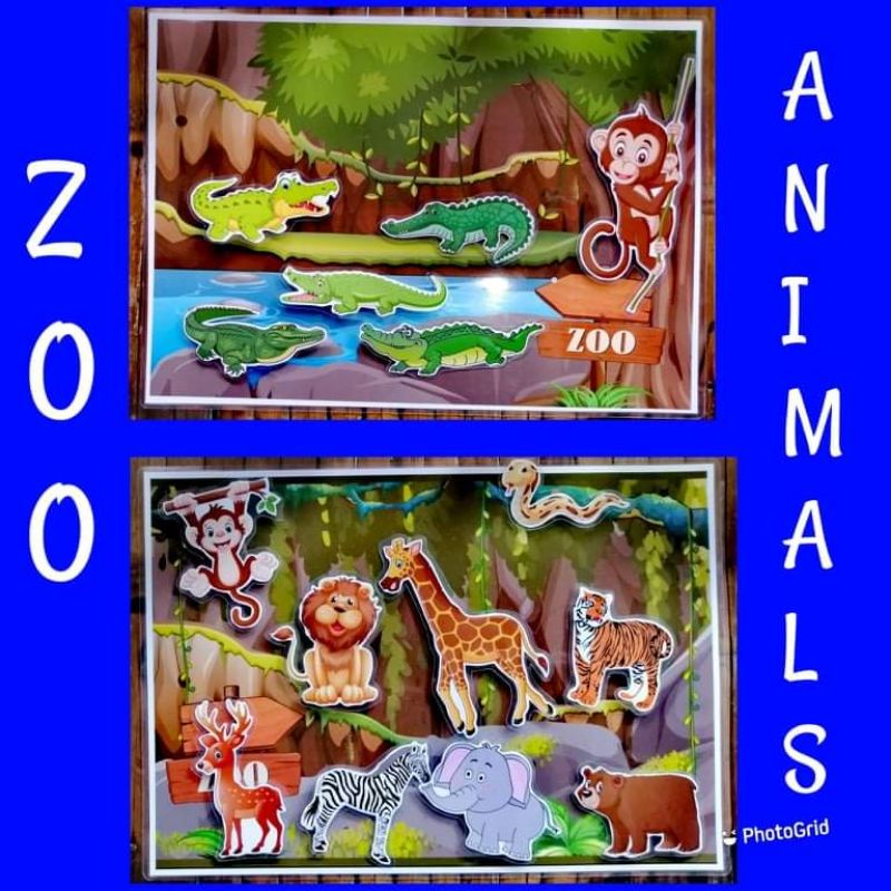 Zoo Animals - Teaching props | Shopee Philippines