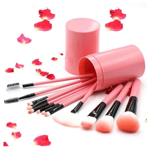 Makeup Brush Set With Case (12pcs) | Shopee Philippines
