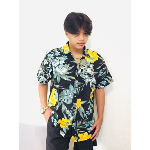 Floral Polo Shirts For Men Shopee Philippines