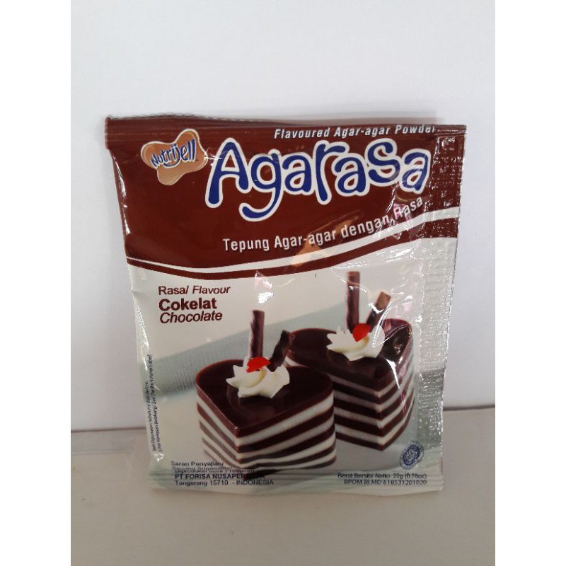Nutrijell agarasa chocolate sachet 22 gr | BeeCost