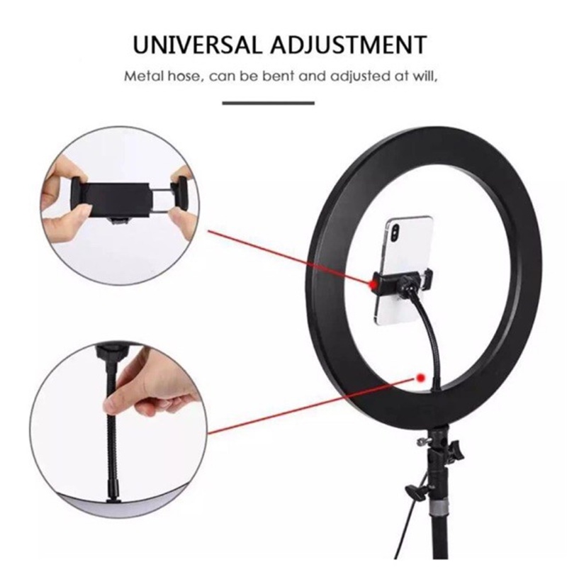 Popcorn 26CM Selfie LED Ring Light with Stand and Phone Holder Photo ...