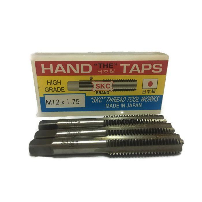 SKC 3 pc. Hand Tap Set M12x1.75 Made in Japan | Shopee Philippines