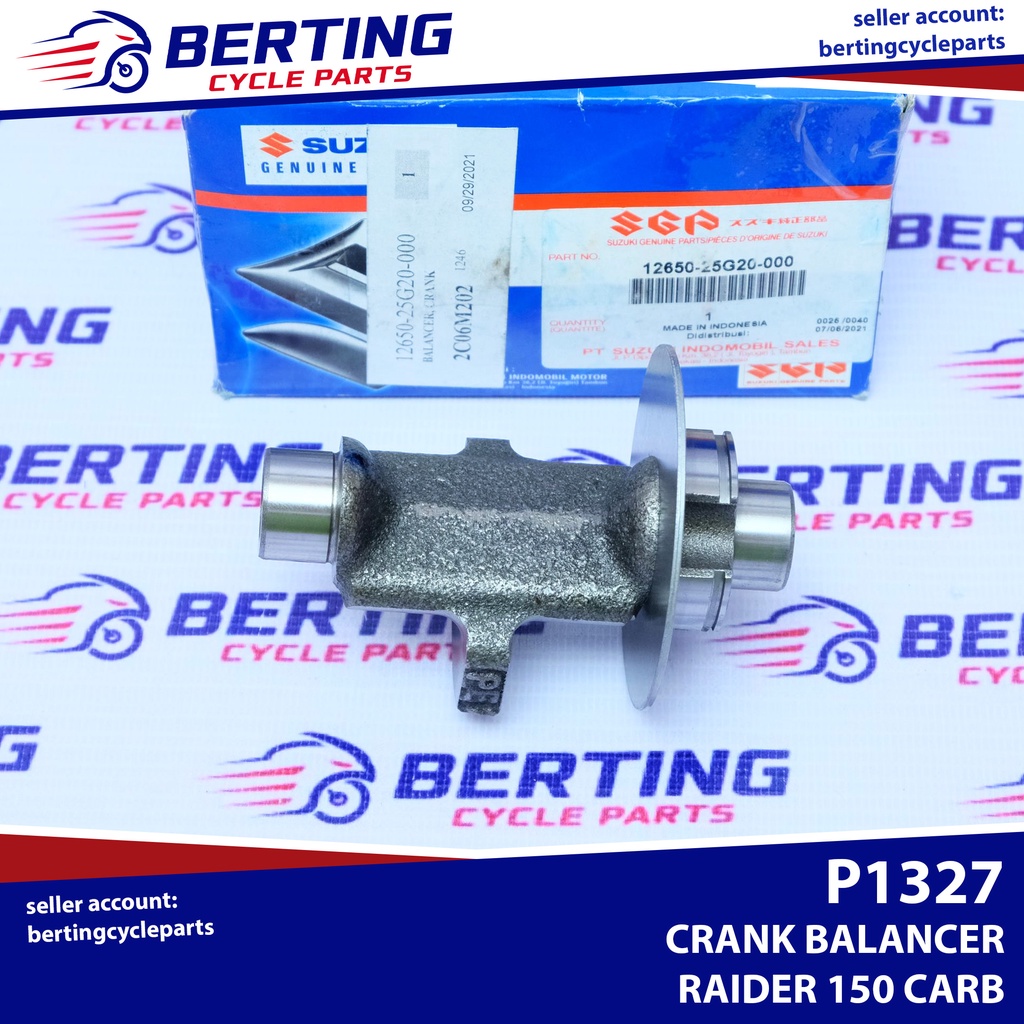 SGP BALANCER CRANK Suzuki Raider 150 Carb Genuine 12650-25G20-000 ...