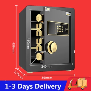 Luxury Digital Depository Cash Fireproof Safe Box Brand New Safe Electronic Digital Safety Vaul ...