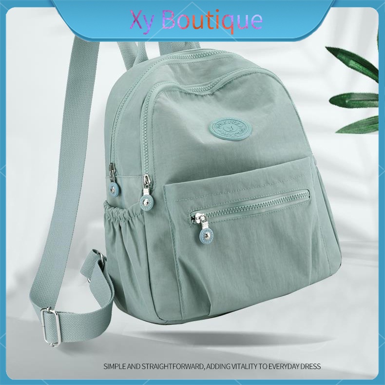 Fashion women's backpack large capacity waterproof nylon Korean junior ...