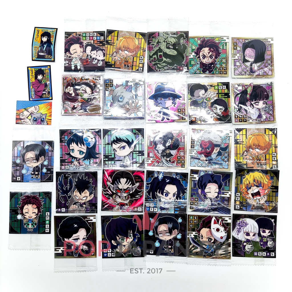 Kimetsu no Yaiba Demon Slayer Square Anime Stickers | Shopee Philippines