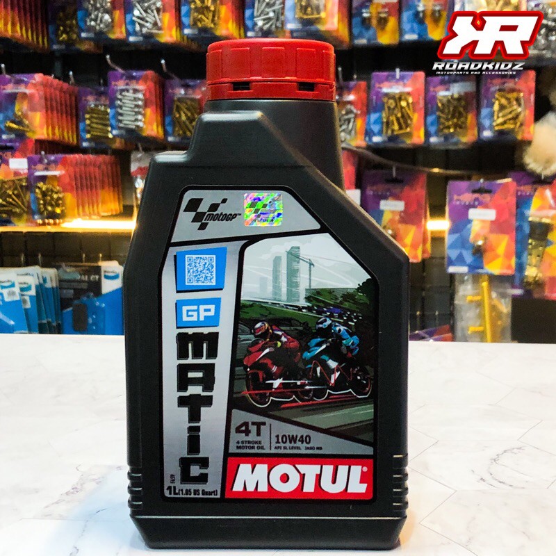 MOTUL GP MATIC 4T 10w40 (MB) 1L | Shopee Philippines