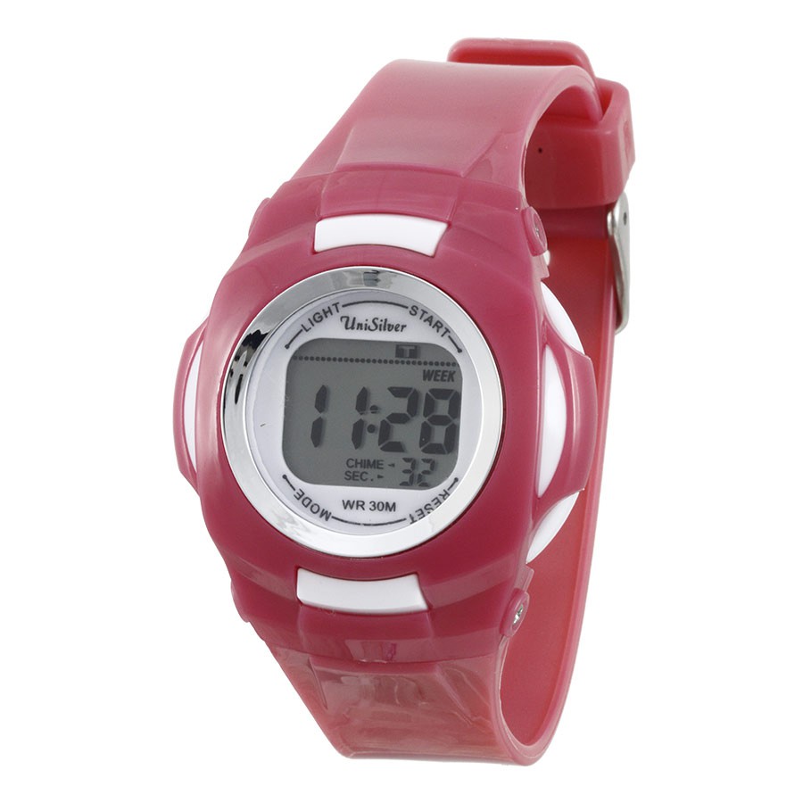 UniSilver TIME Champster Kid's Pink Digital Rubber Watch KW2204-2013 ...