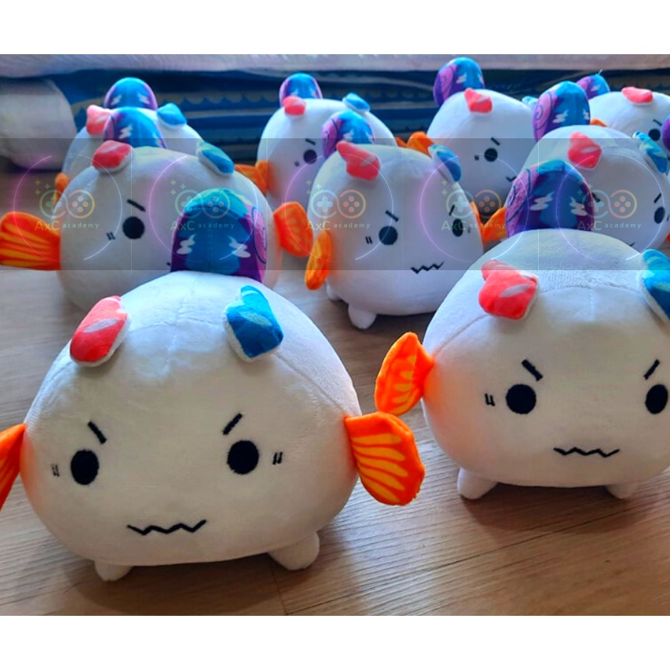 Axie Infinity Merchandise - Stuffed Toy Axie Aqua Mythic White | Shopee ...