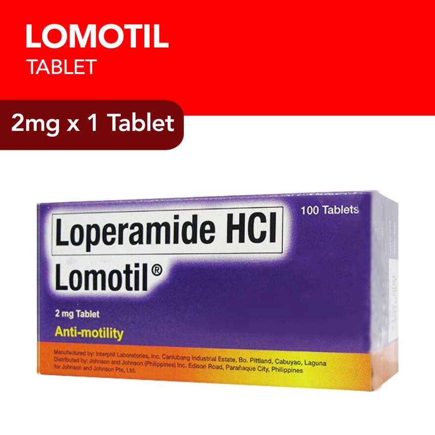 LOMOTIL Lomotil Tablet 2mg (Sold per tablet) | Shopee Philippines