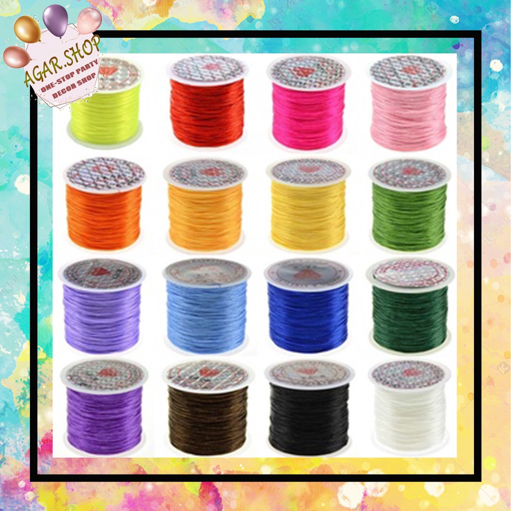 Agar shop Crystal String 80 Yards Fish White Stretchy Elastic Crystal ...