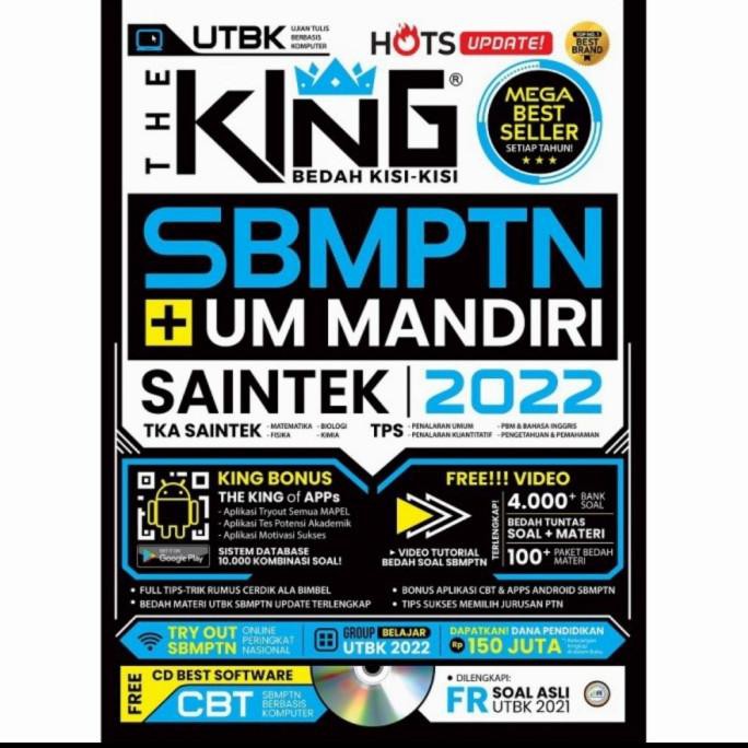 The King Sbmptn Book + Um Mandiri Saintek 2022 -2023 | Shopee Philippines