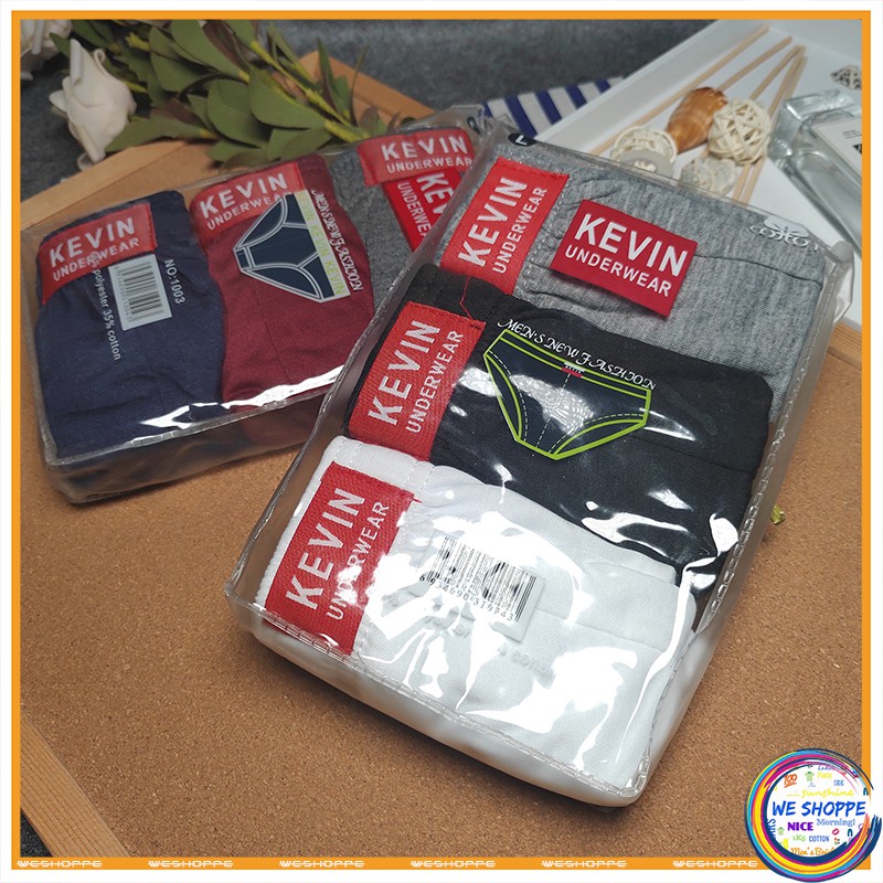 Men's Briefs underwear KENVIN 3pcs/pack | Shopee Philippines
