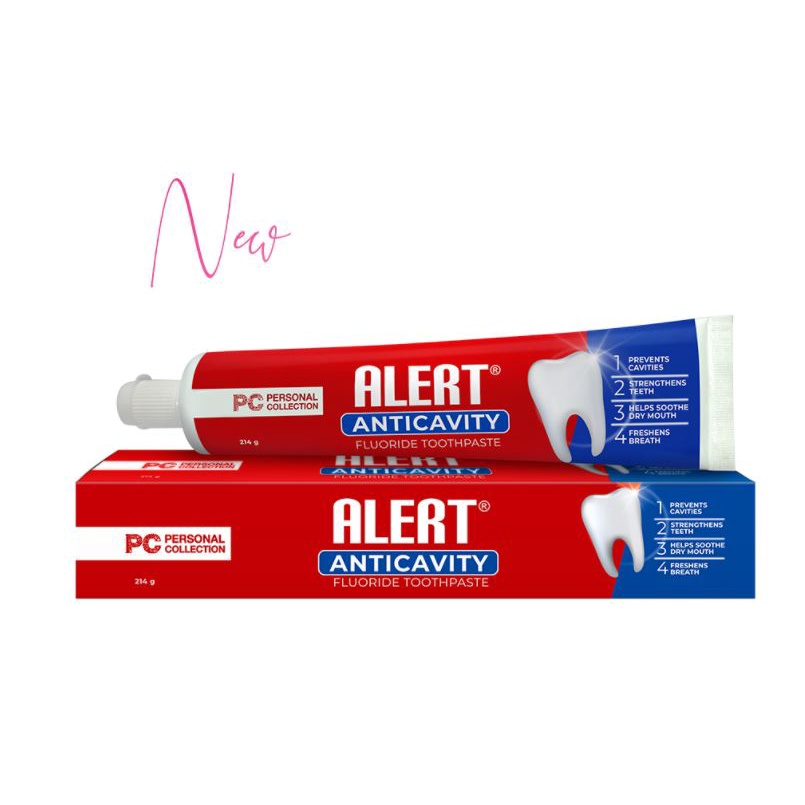 Personal Collection Alert Anticavity Fluoride Toothpaste 214g | Shopee ...