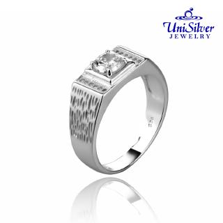Unisilver 925 Square Bond Men's Ring (MRS24-1001) | Shopee Philippines